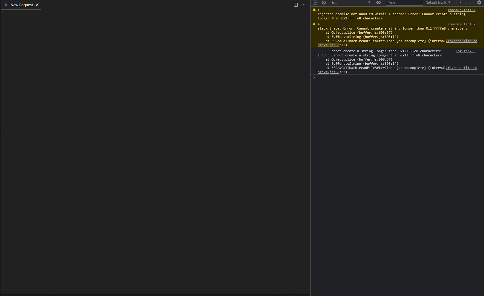 Thunder client Response file size issue · Issue #262 · thunderclient/thunder-client-support · GitHub