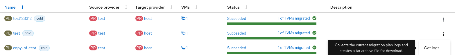 Must gather menu item does not start the must gather proccess · Issue #323 · kubev2v/forklift ...