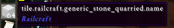 RailCraft Quarried Stone lost their name after update 1.5.2 · Issue ...
