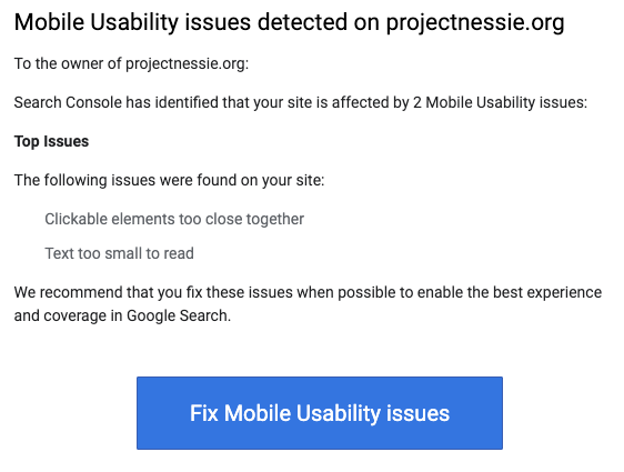 Google reports mobility issues with projectnessie homepage. · Issue #374 · projectnessie/nessie ...