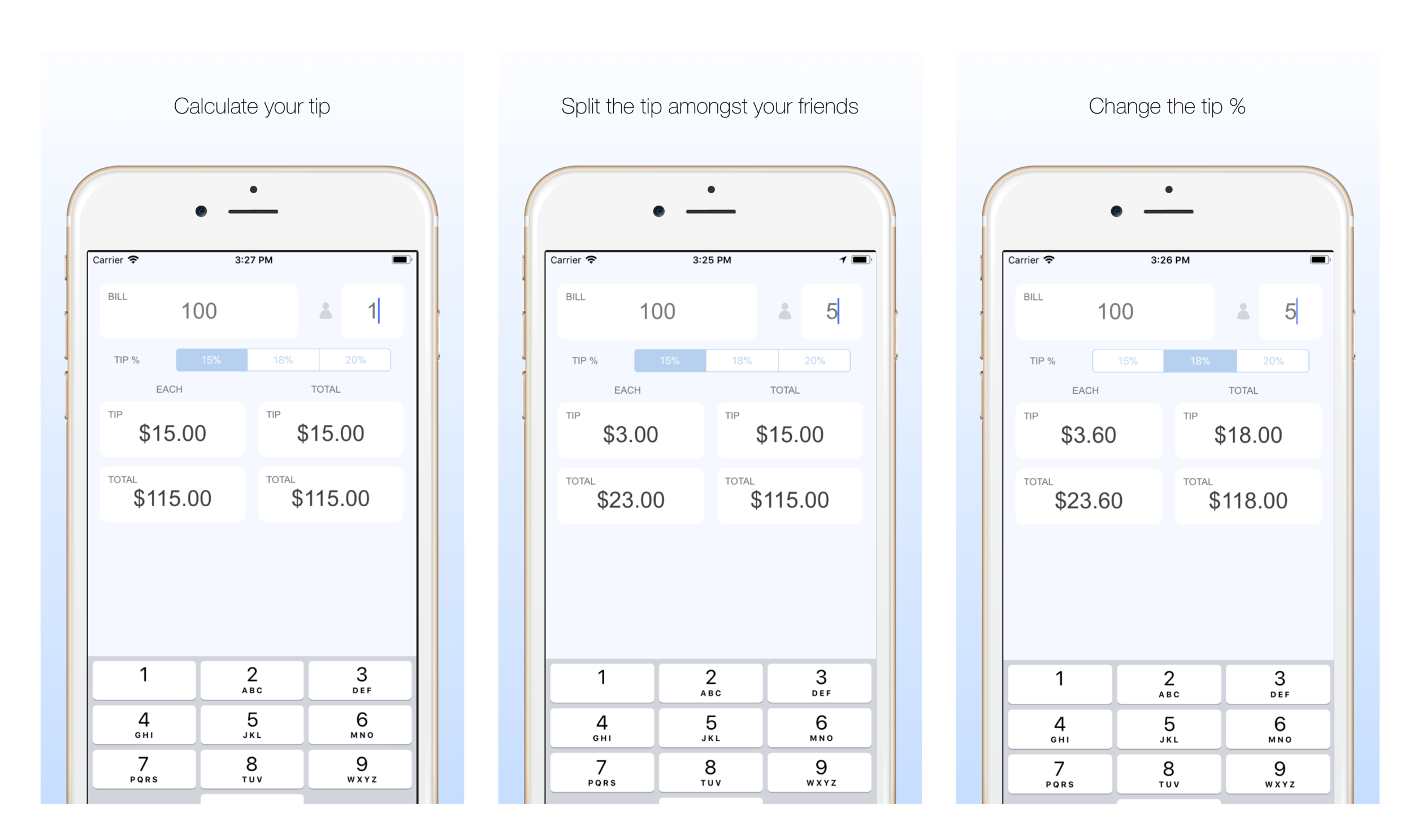 GitHub - vickihlee/tippin-iOS-app: Tip calculator app