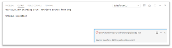 SFDX: Retrieve Source in manifest from Org gives "Unknown Exception" · Issue #3162 · forcedotcom ...