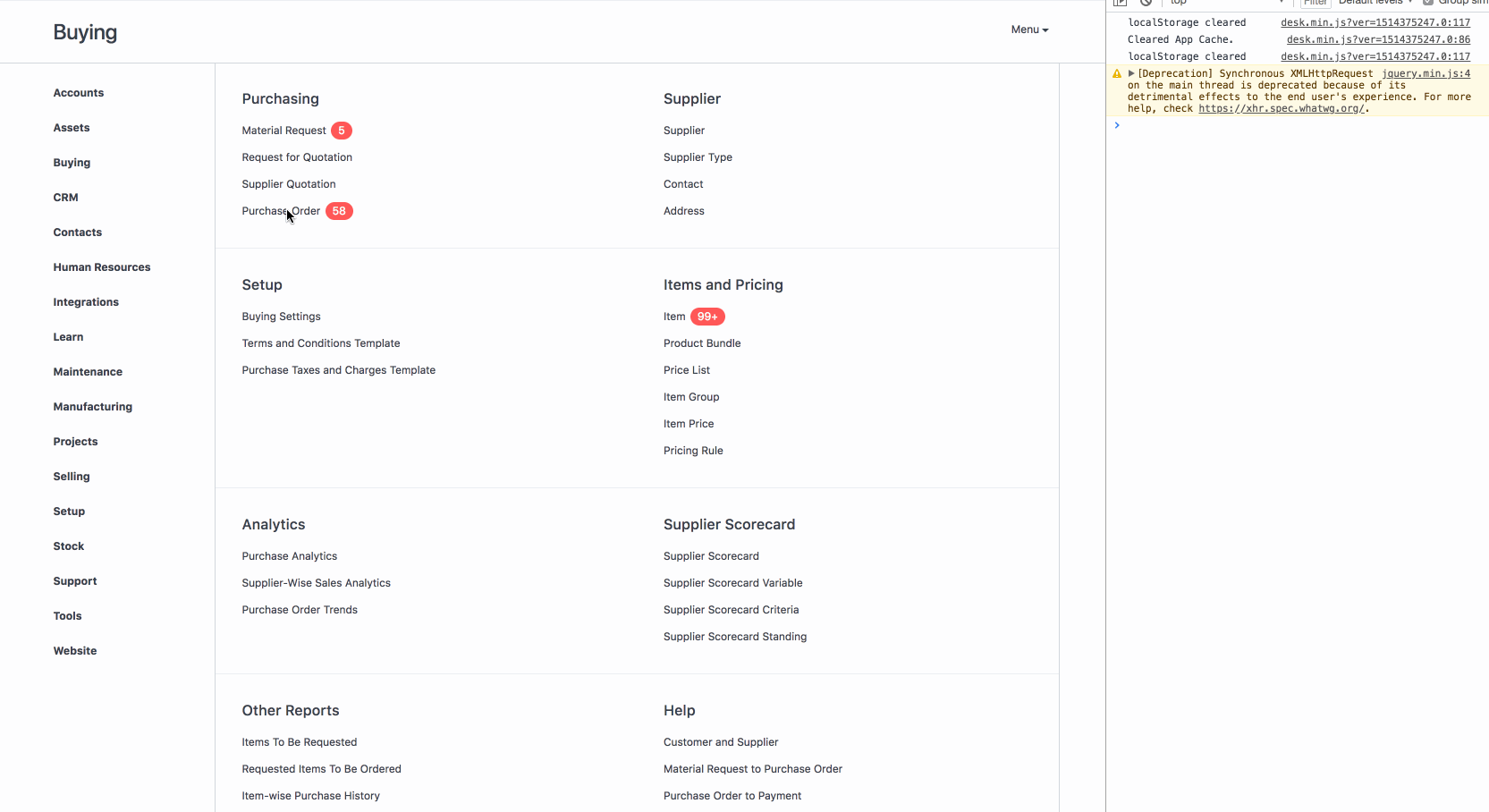 Error On Purchase Order List View When Work Flow Is Enabled · Issue 12207 · Frappeerpnext · Github