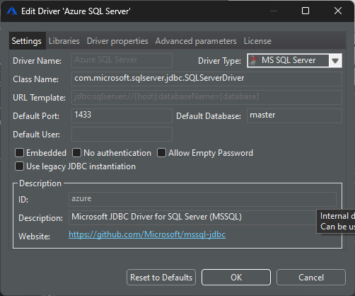 Azure w/Active Directory MFA Azure test connection succeeds, but cannot ...