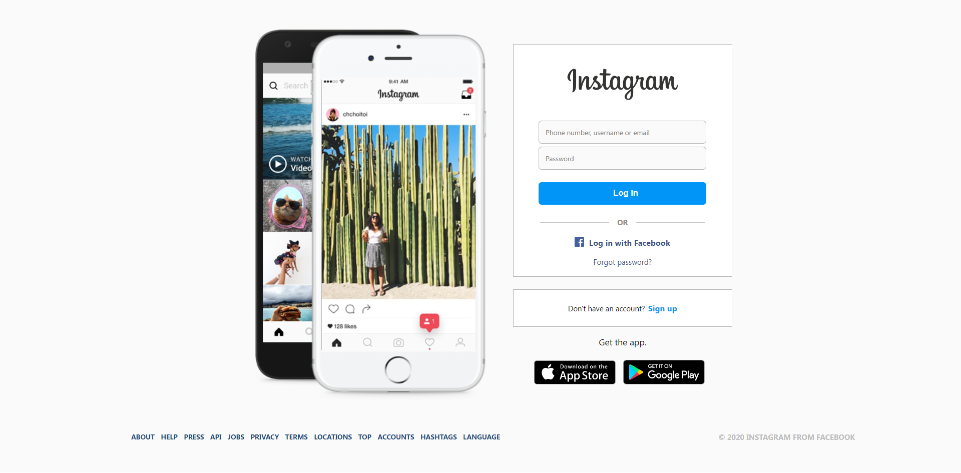 GitHub - rafaelmollad/instagram-login: Instagram login page made with ...
