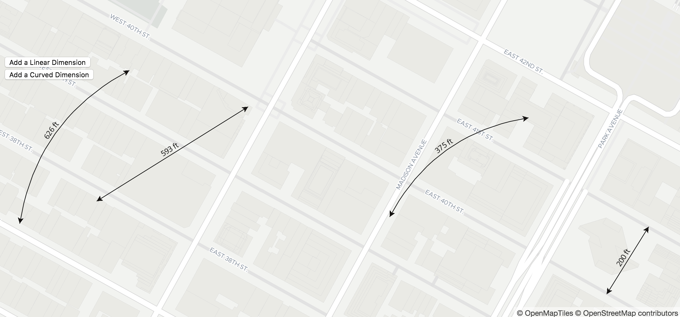 Github Nycplanningmapbox Dimensions Custom Mapboxgl Draw Mode For Dimensional Annotations
