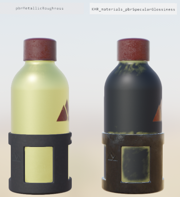 SpecGlossVsMetalRough.gltf does not displayed correctly · Issue #1564 · google/filament · GitHub