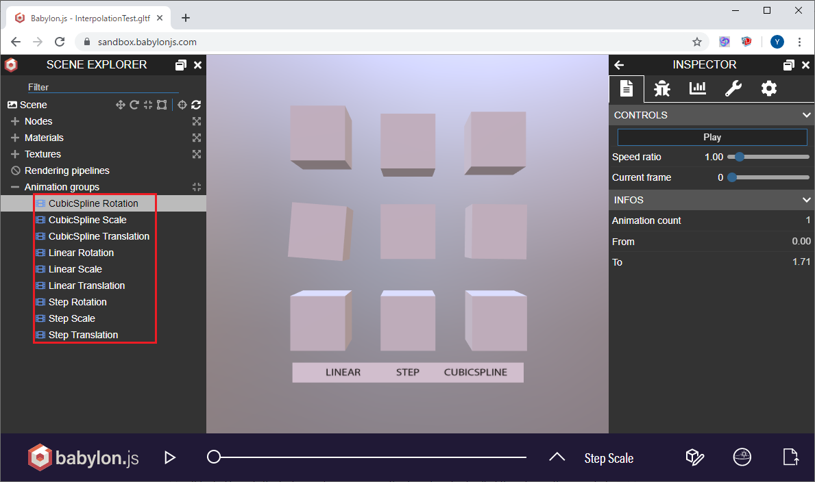 BoxAnimated.gltf animation is different from the expected · Issue #1730 · google/filament · GitHub