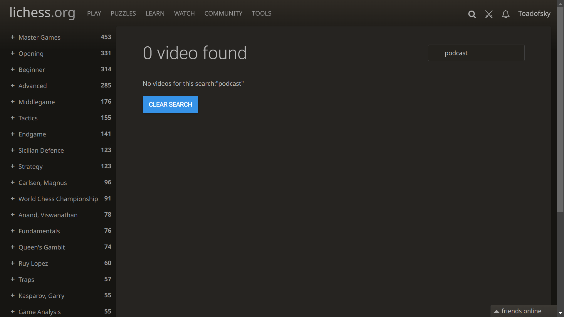 Pluralization 0 Video Found · Issue 11868 · Lichess Orglila · Github