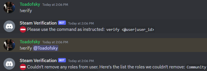 Document Verify Command Usage · Issue 26 · Eggsydiscord Steam Verification · Github