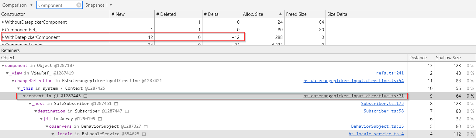 Memory leak caused by date picker · Issue #4261 · valor-software/ngx-bootstrap · GitHub