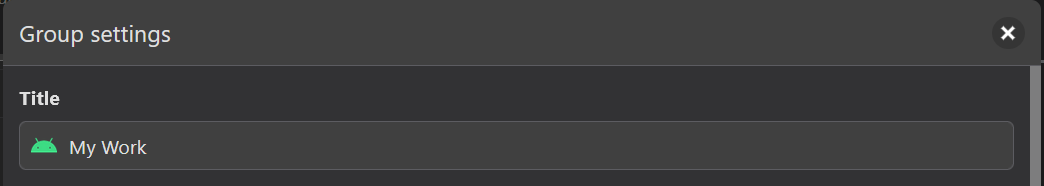 Is it possible not to have duplicate emoji icons in group names everywhere? · Issue #994 ...