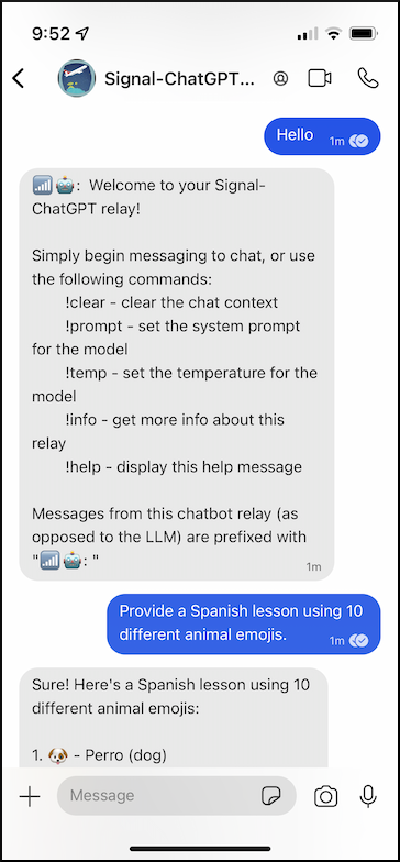 GitHub - dillonwilliams/signal-chatgpt: Signal-ChatGPT relay via OpenAI API, live at +1-775-235-2686