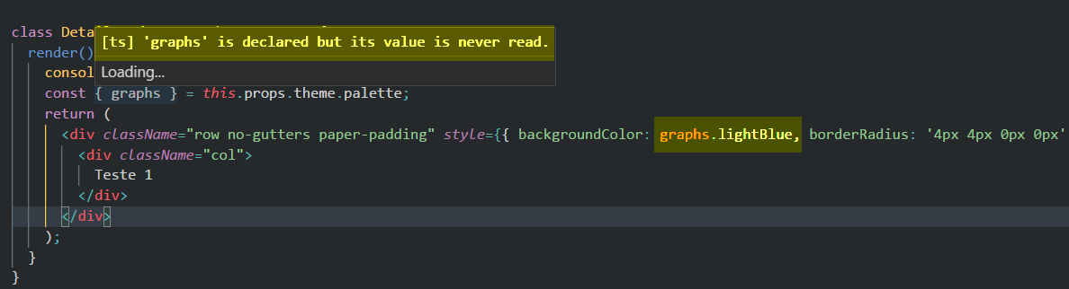 New Grayed Out Detection For Variable Not Being Used Has A Bug · Issue 52032 · Microsoftvscode