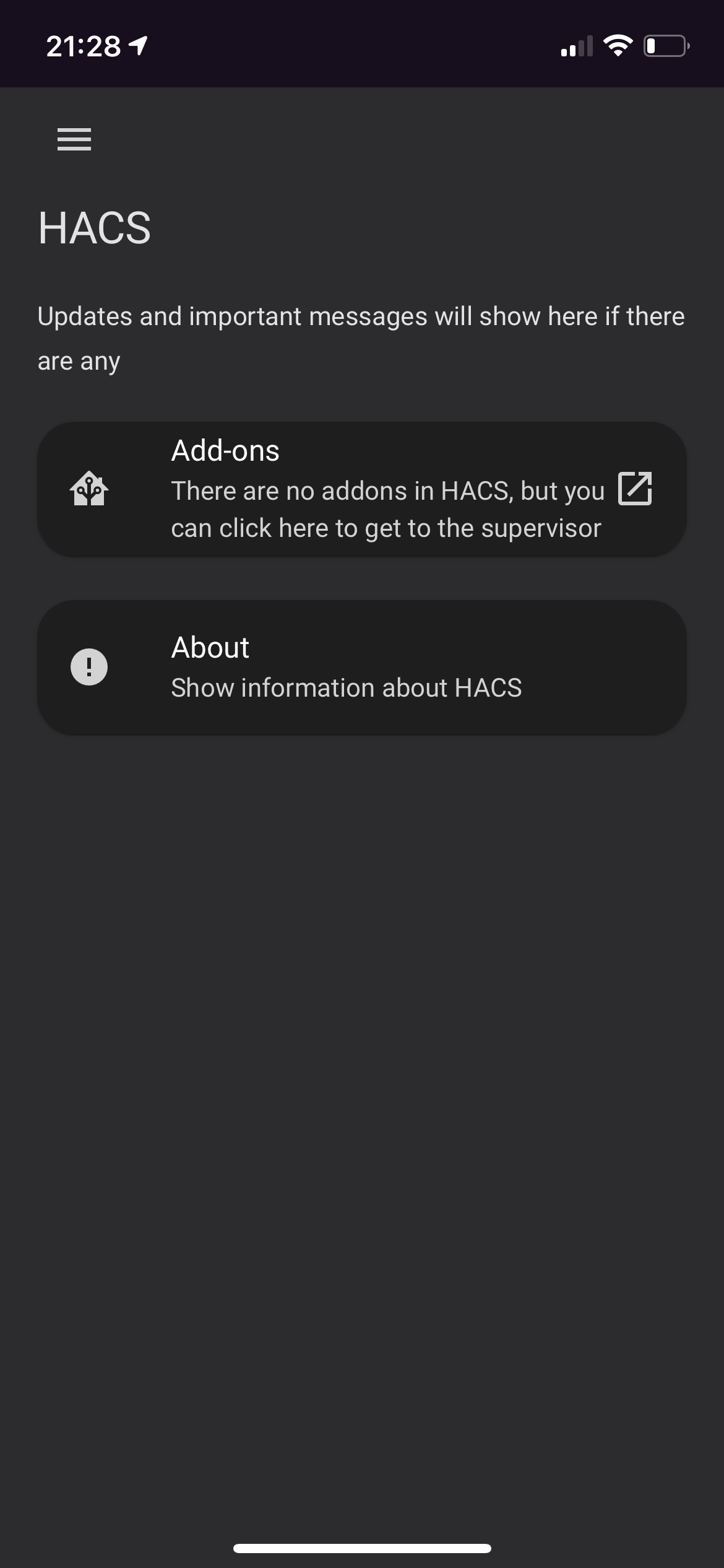 buttons for frontend/integrations don't appear on the UI · Issue #2130 · hacs/integration · GitHub