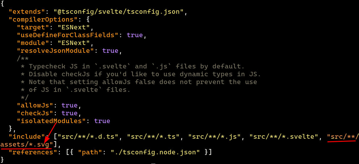 Vite For Svelte Template Default Leads To Warnings On Svg Import