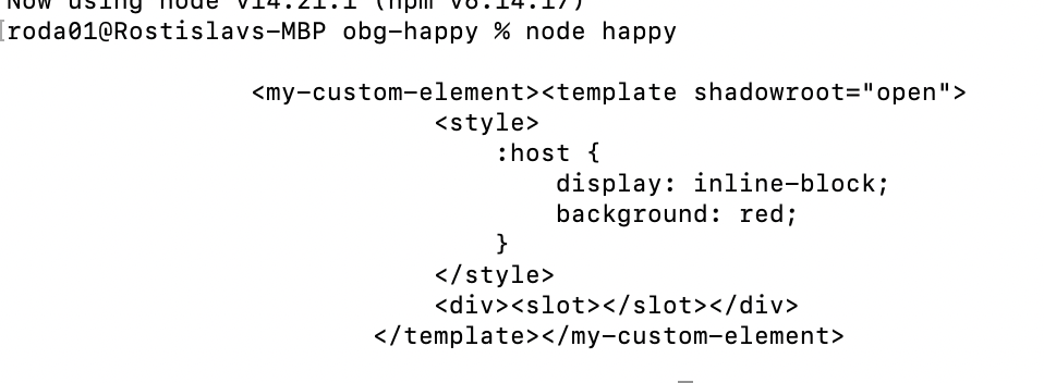 Declarative ShadowDOM does not work as shown in Docs · Issue #668 · capricorn86/happy-dom · GitHub