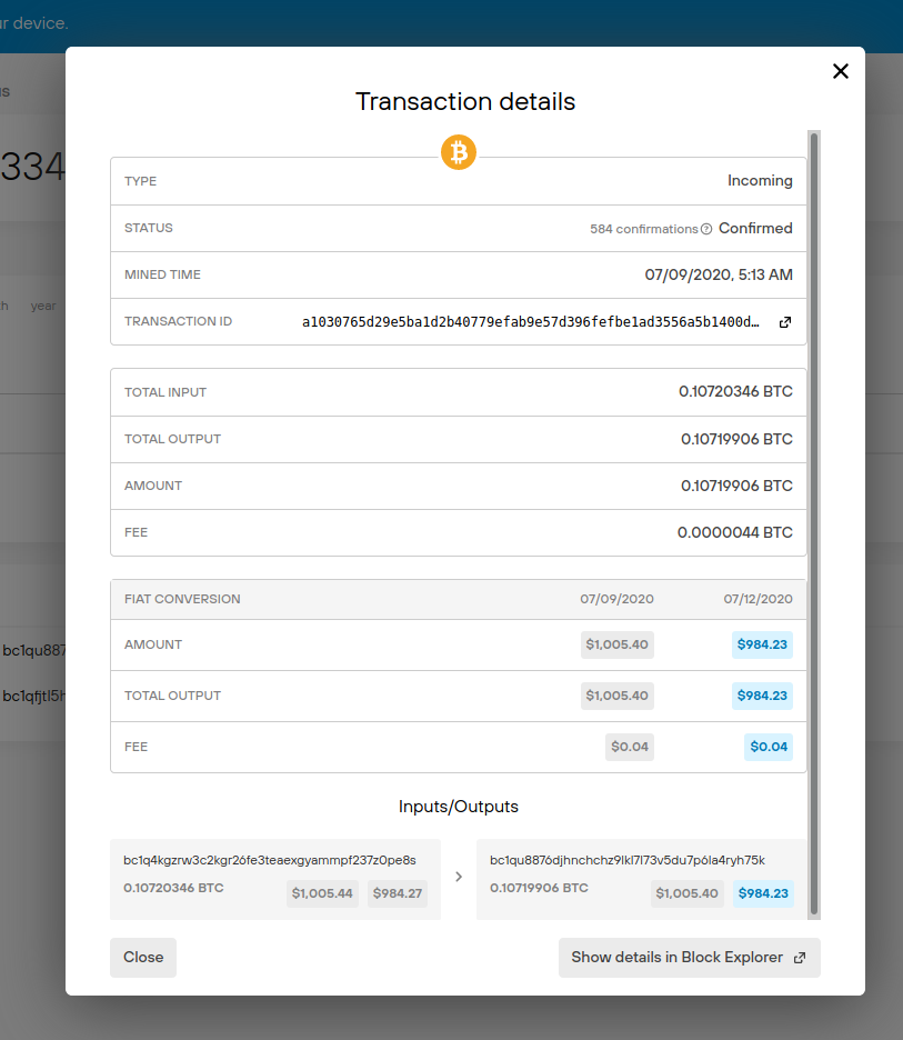 Unnecessary scroll bar in transaction details · Issue #2117 · trezor/trezor-suite · GitHub