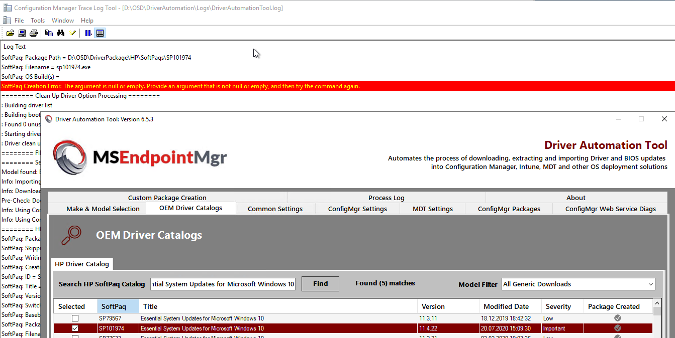 HP SoftPaqs Generic No OS Version Provided causes error during package creation · Issue #108 ...