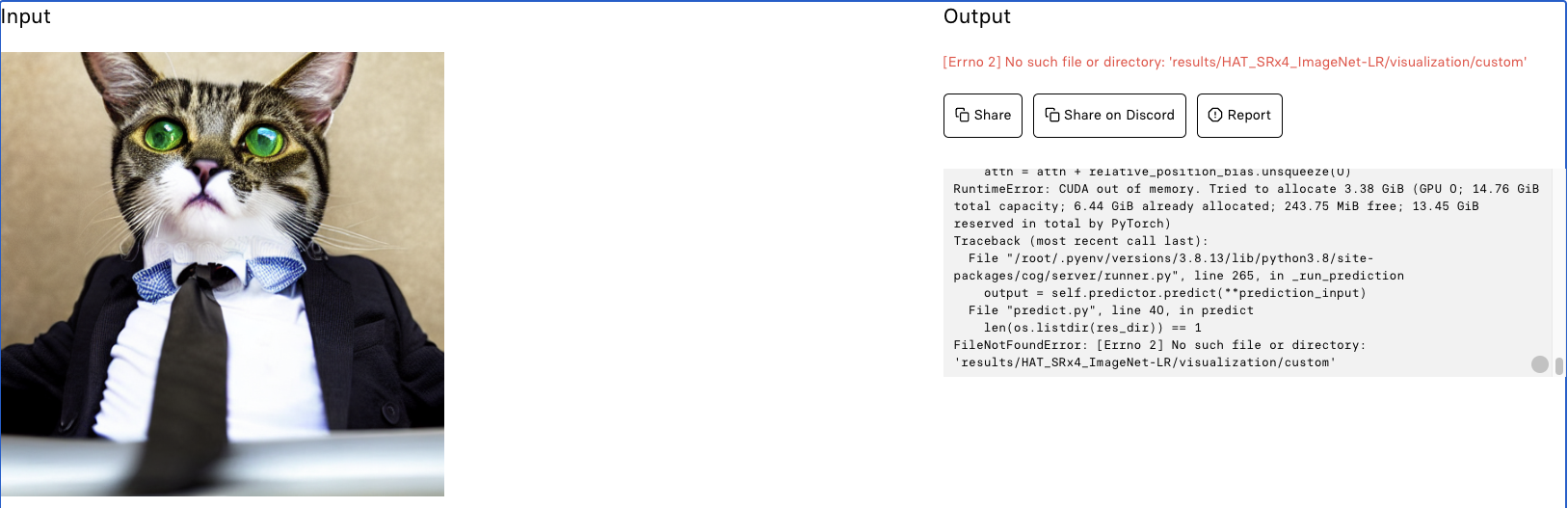Replicate demo not working · Issue #12 · XPixelGroup/HAT · GitHub