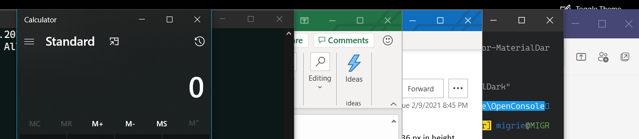 Min/Max/Close buttons should be 32px · Issue #9093 · microsoft/terminal · GitHub