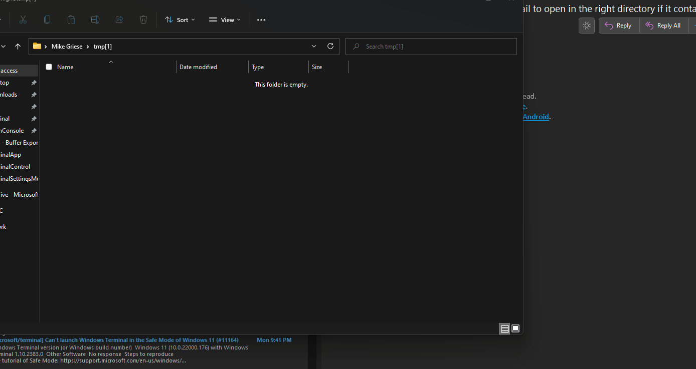 Open terminal here fail to open in the right directory if it contains ...