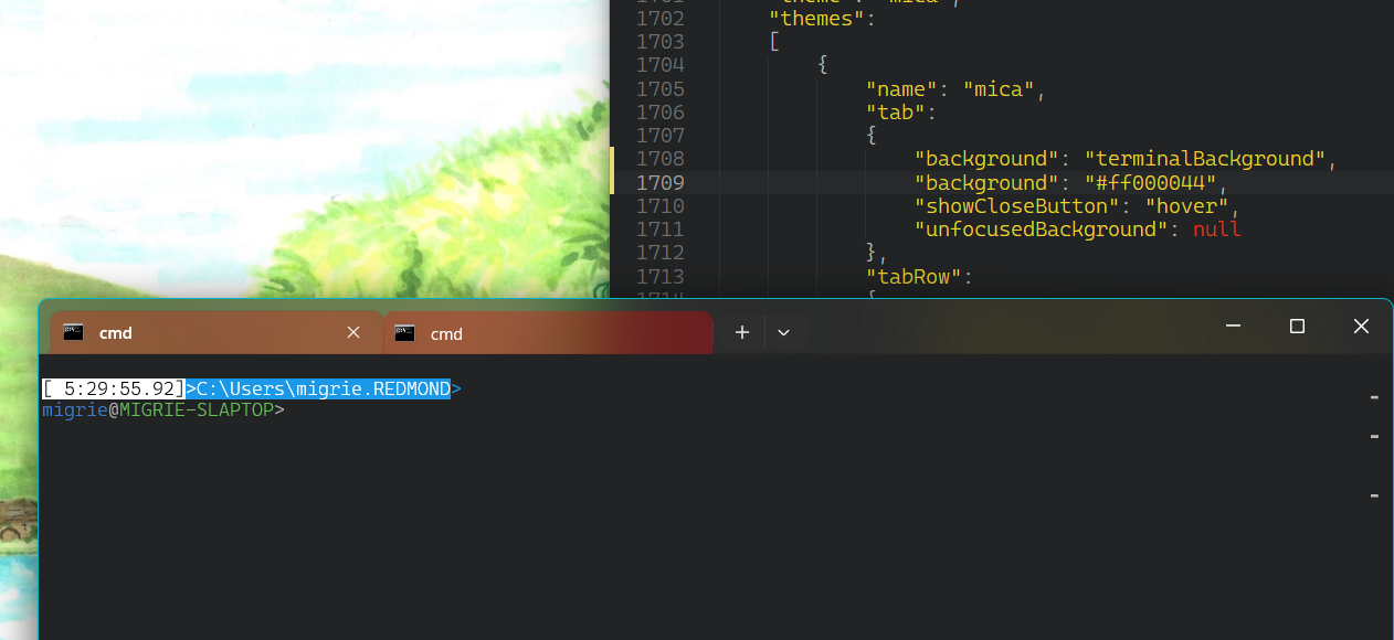 Acrylic title does not work completely · Issue #14916 · microsoft/terminal · GitHub