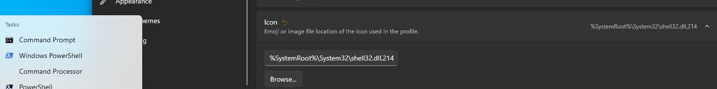 Terminal profile icon not shown in Jump List when icon is from an EXE · Issue #15205 · microsoft ...