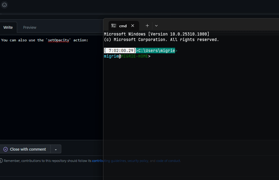 Shortcut to adjust background opacity level · Issue #15331 · microsoft/terminal · GitHub