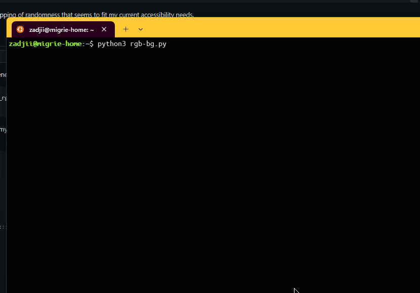 Please allow us to change one color on the fly? · Issue #15453 · microsoft/terminal · GitHub