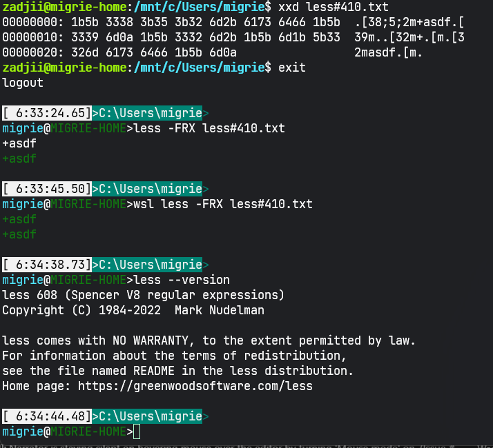 8-bit colors not supported · Issue #410 · gwsw/less · GitHub