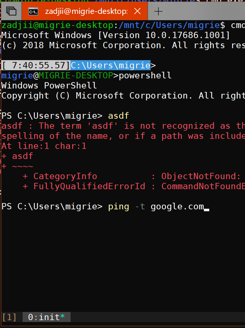 Cmd.exe colors are not propagated to WSL · Issue #67 · microsoft ...
