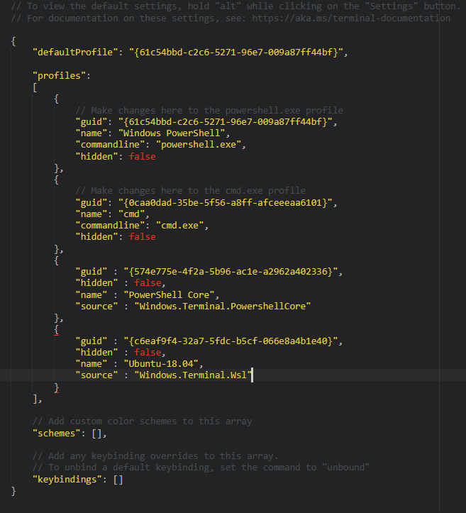 Add `hidden` to the defaults, the userDefaults, and the autogeneratd ...