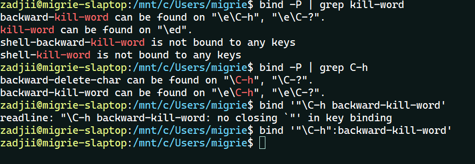 Implement CTRL+BACKSPACE word-deletion · Issue #6034 · microsoft/terminal · GitHub