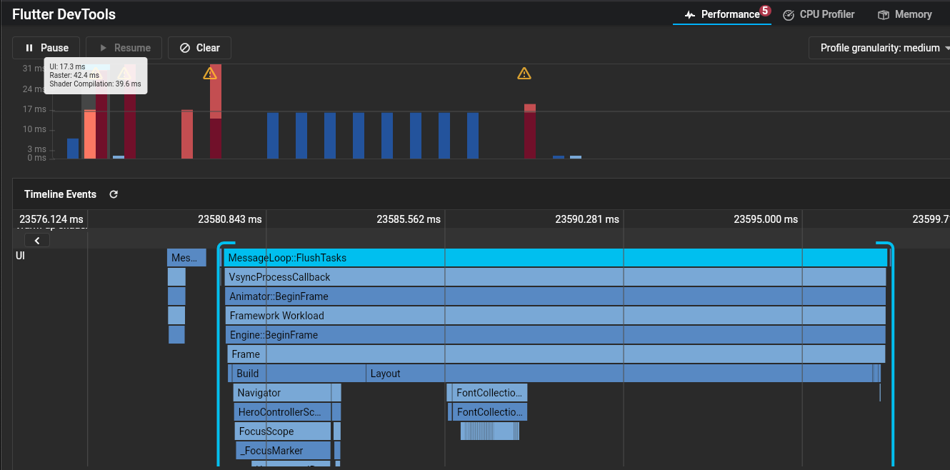 Extremely slow layout with CupertinoPageRoute and Text · Issue #88668 · flutter/flutter · GitHub