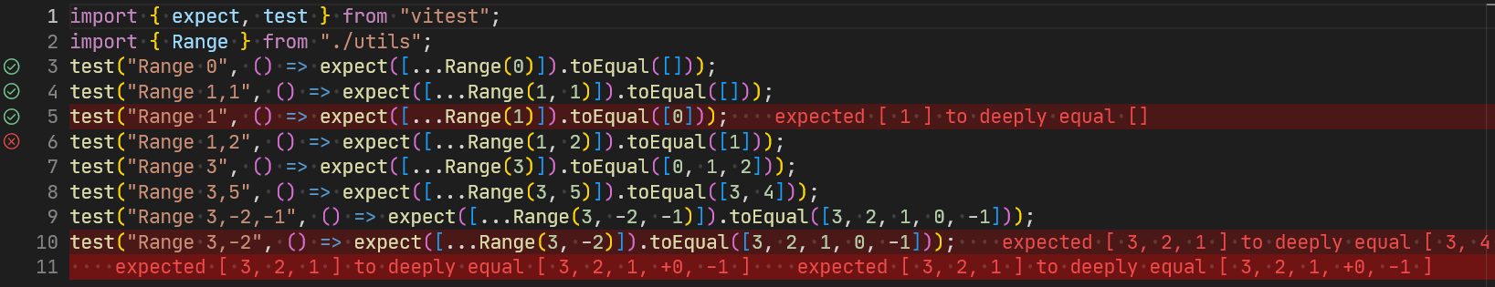 Failing test highlight is on wrong line · Issue #45 · vitest-dev/vscode ...