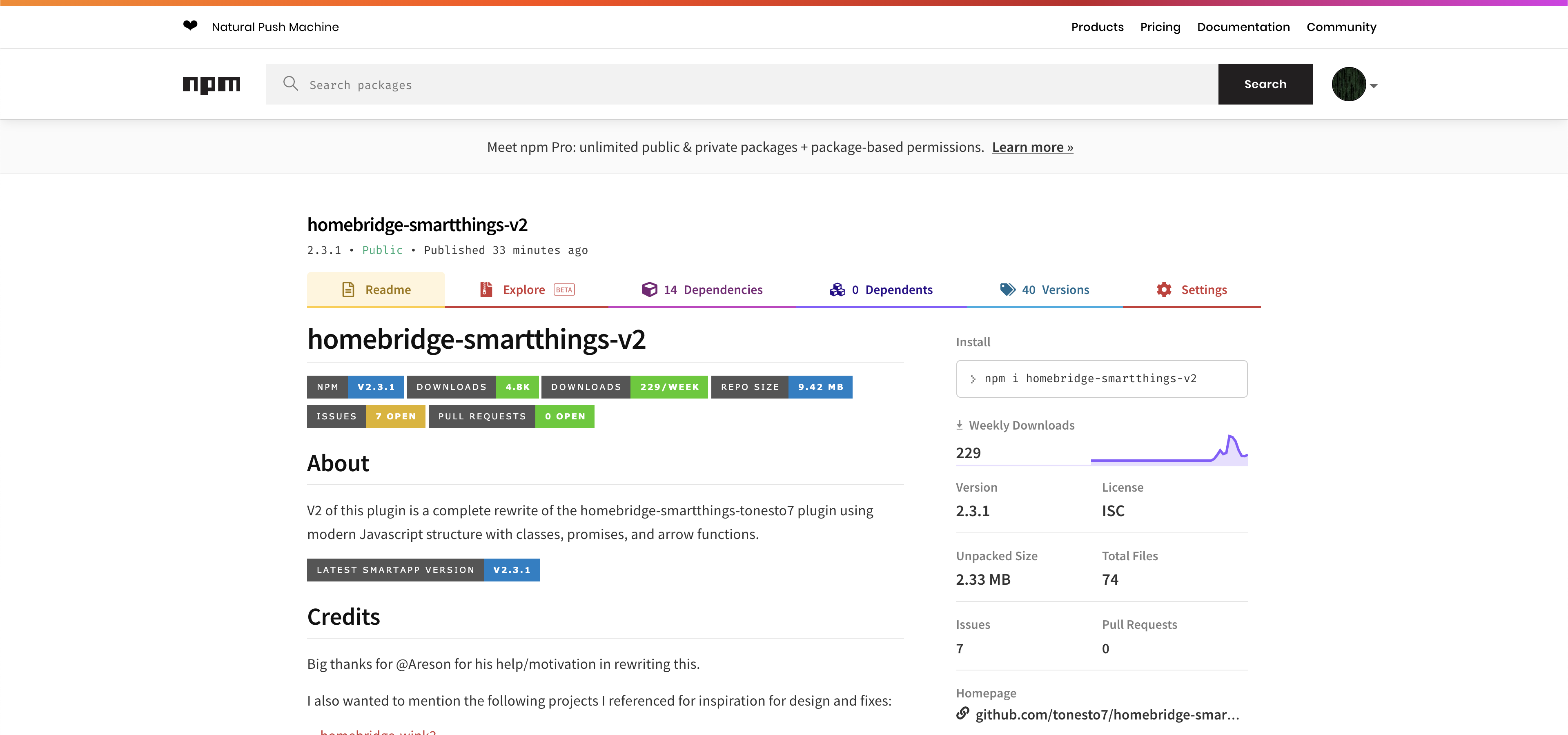 (BUG) {smart app shows old homebridge plugin code alert} · Issue #99 · tonesto7/homebridge ...