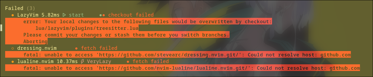Lazyvim Not Updating In Nvim · Lazyvim Lazyvim · Discussion 624 · Github