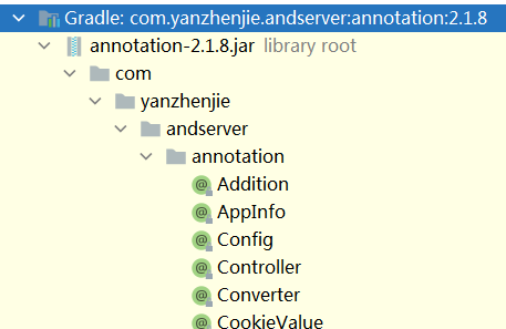 v2.1.9版本远程依赖时 annotation 注解库是空的，v2.1.8是正常运行 · Issue #427 · yanzhenjie/AndServer · GitHub