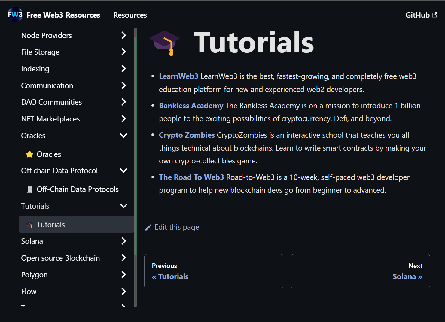 [Bug]: rename "Tutorials" to "Courses" · Issue #424 · FrancescoXX/free-Web3-resources · GitHub