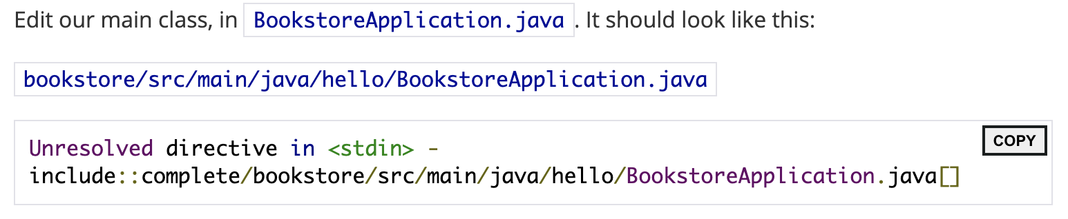 Multiple "Unresolved directive in " on spring.io/guides/gs/cloud-circuit-breaker · Issue #5 ...