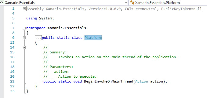 Xamarin Essentials Platform Does Not Contain Init Method · Issue 262 · Xamarin Essentials