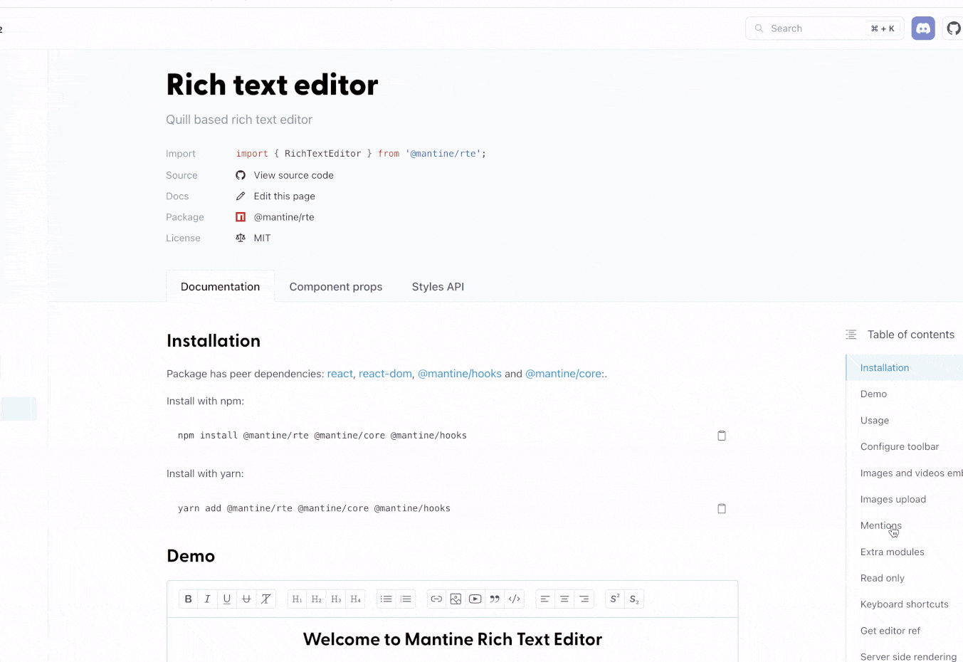 [bug] find two weird behavior of `@mantine/rte` · Issue #1389 · mantinedev/mantine · GitHub