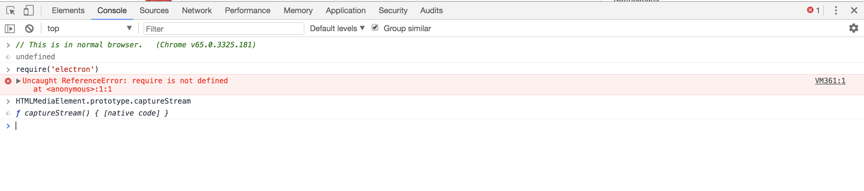 It seems electron not support captureStream method · Issue #12754 · electron/electron · GitHub