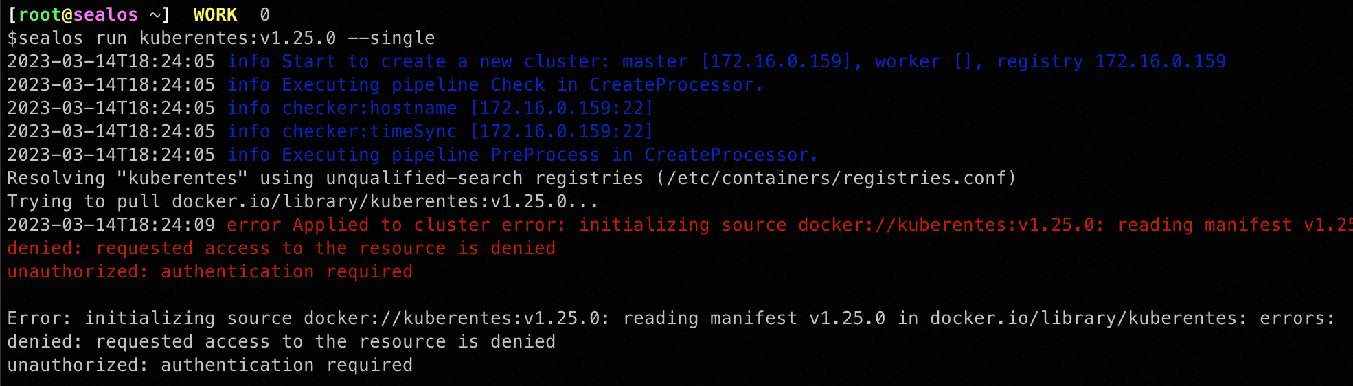 BUG: Cannot start offline sealos cluster, due to misleading of offline docs · Issue #2801 ...