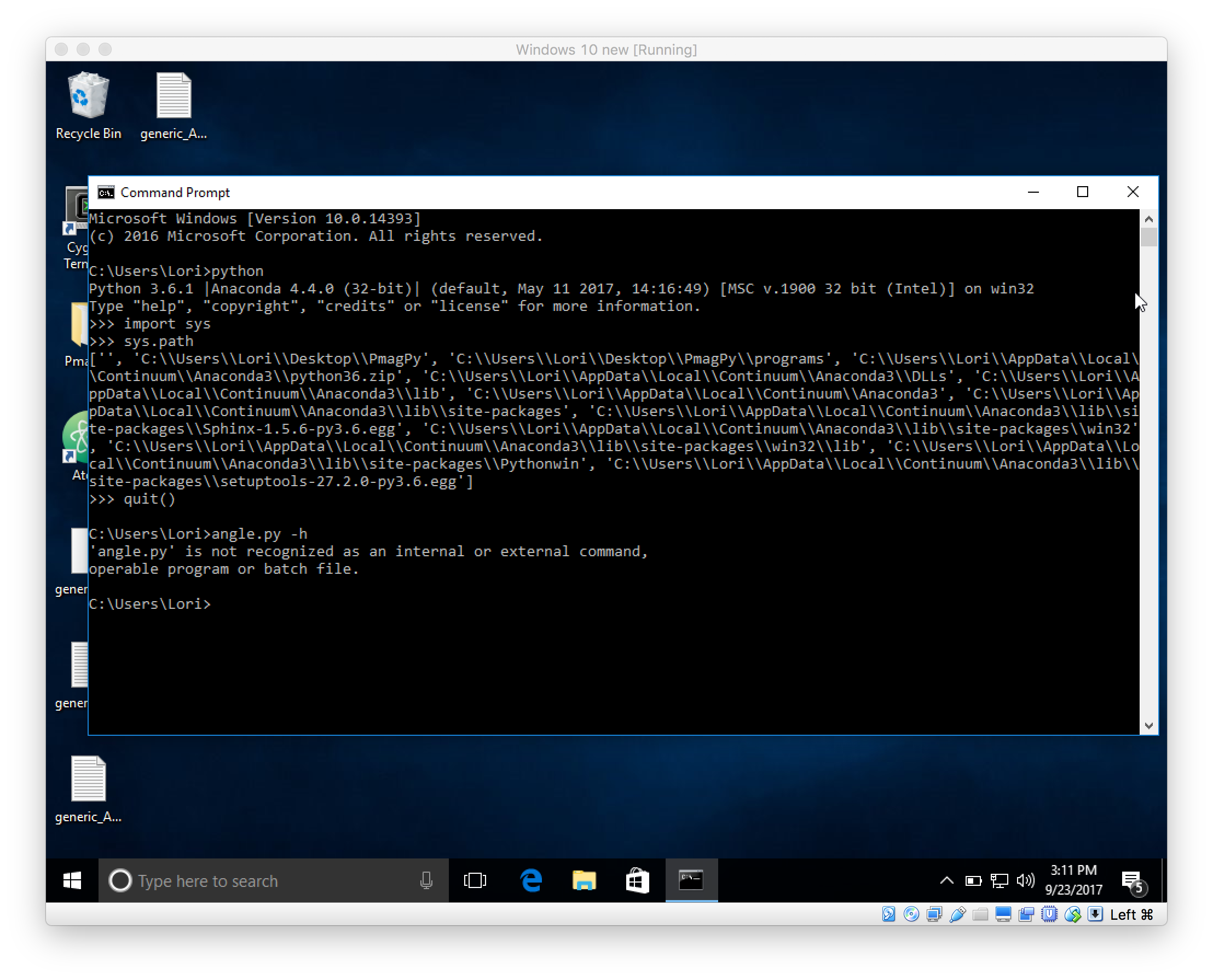 dev_setup.py not working as expected on Windows · Issue #244 · PmagPy/PmagPy · GitHub