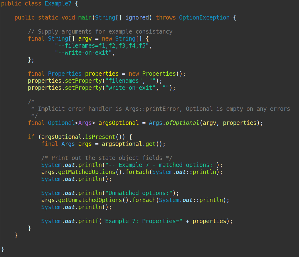 GitHub Easylibs cmdline options Minimalist Command Line Argument