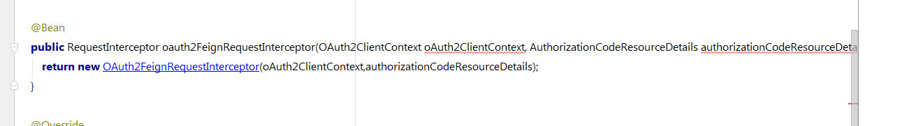 Import Oauth2feignrequestinterceptor But I Get An Exception When I Start The Project · Issue