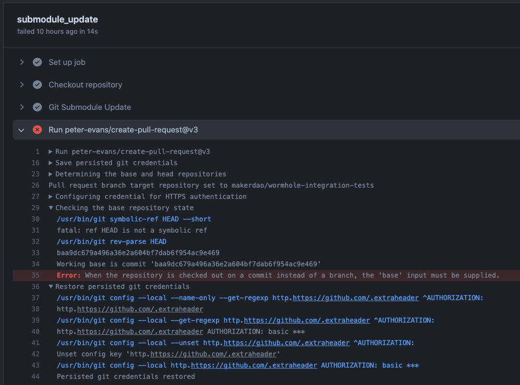 Failed without error · Issue #1027 · peter-evans/create-pull-request · GitHub