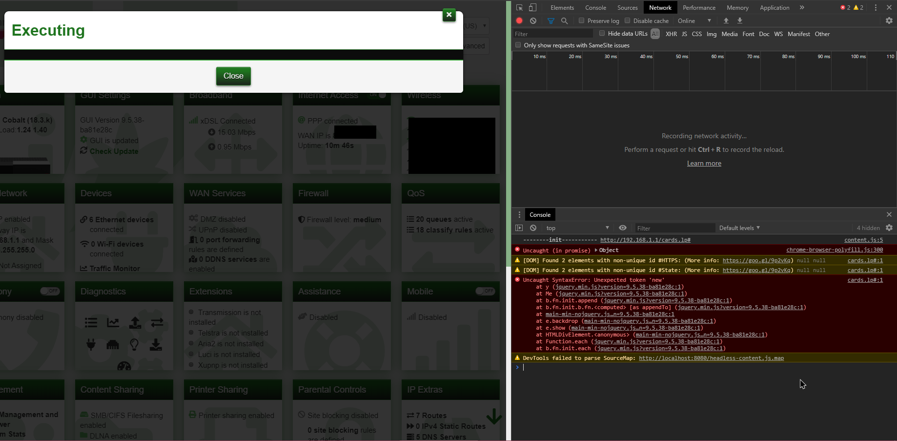 Add more checks before installing app when using device offline · Issue #908 · Ansuel/tch-nginx ...